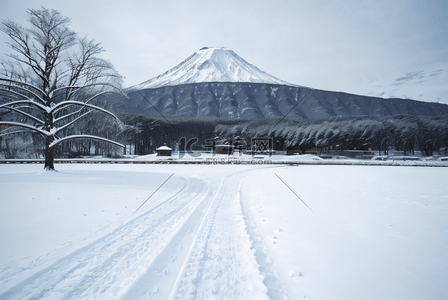 寒冷冬季户外积雪图片9高清摄影大图-千库网