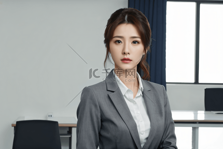 办公室的职场商务女士图片8高清摄影大图-千库网