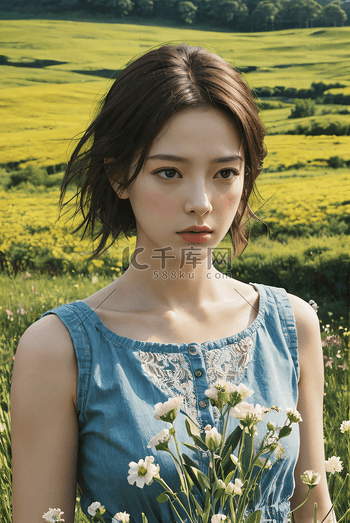 美女风景高清图片-美女风景高清素材-美女风景高清模板图片下载-千库网