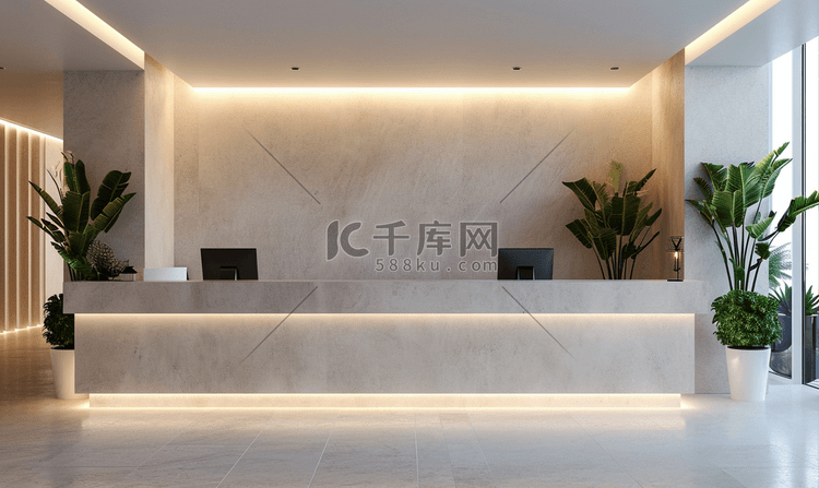 酒店前台接待高清摄影大图-千库网