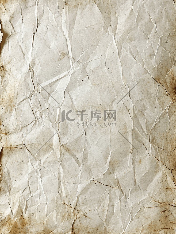 老白纸张纹理抽象背景高清摄影大图-千库网
