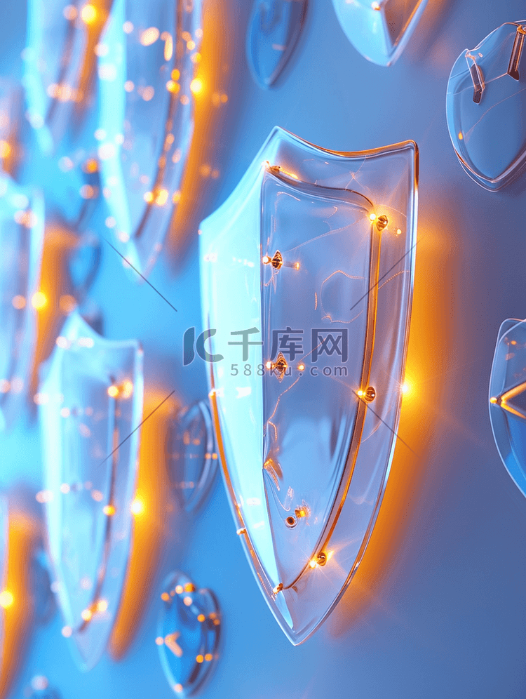 保险使用盾安全保护与连接高清摄影大图-千库网