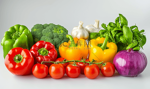 新鲜蔬菜的配售快递物流高清摄影大图-千库网