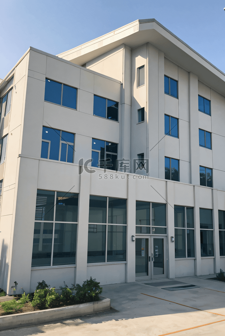 学校教学楼环境摄影配图2高清摄影大图-千库网