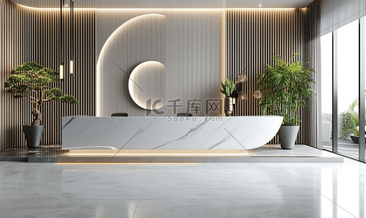 阁楼及豪华酒店接待处咖啡厅餐厅高清摄影大图-千库网