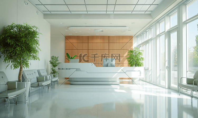 医院前台病人咨询高清摄影大图-千库网