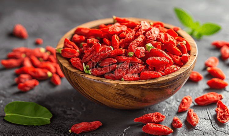 新鲜的枸杞保健医疗高清摄影大图-千库网