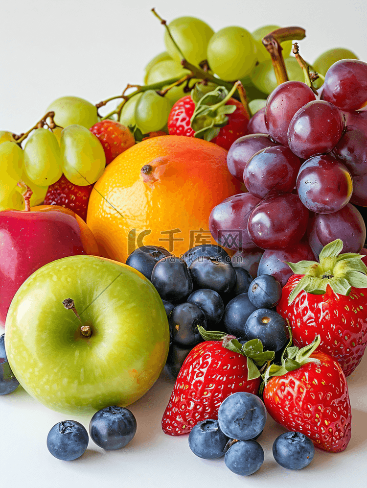 富含维生素的蔬果浆果水果高清摄影大图-千库网