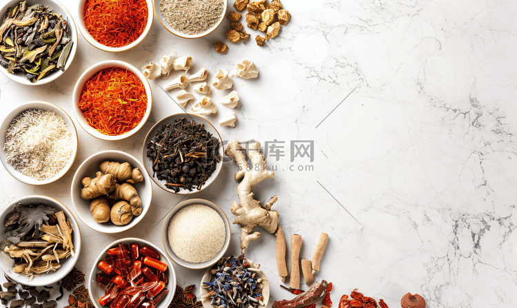 中医医学草药高清摄影大图-千库网