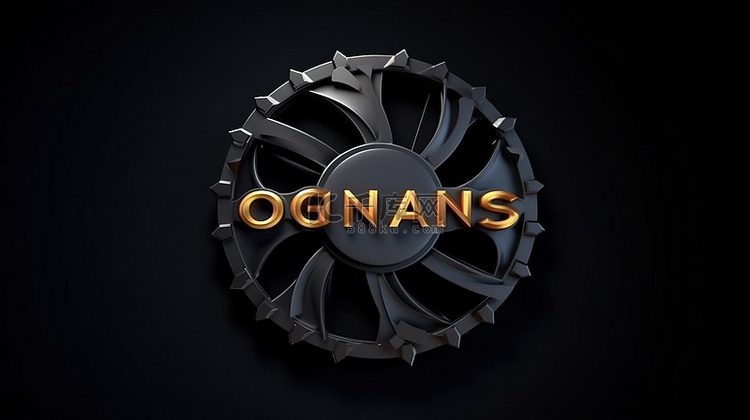 黑色背景上 onlyfans 徽标的 3D 插图，具有充足的复制空间背景图片免费下载_海报banner/高清大图_千库网(图片编号6756767)