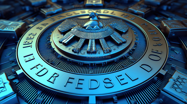 3d 渲染的美国联邦储备系统的符号和标志背景图片免费下载_海报banner/高清大图_千库网(图片编号6794794)