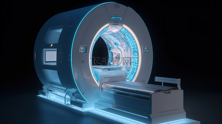 磁共振成像机 mri 的 3d 渲染背景图片免费下载_海报banner/高清大图_千库网(图片编号6715721)