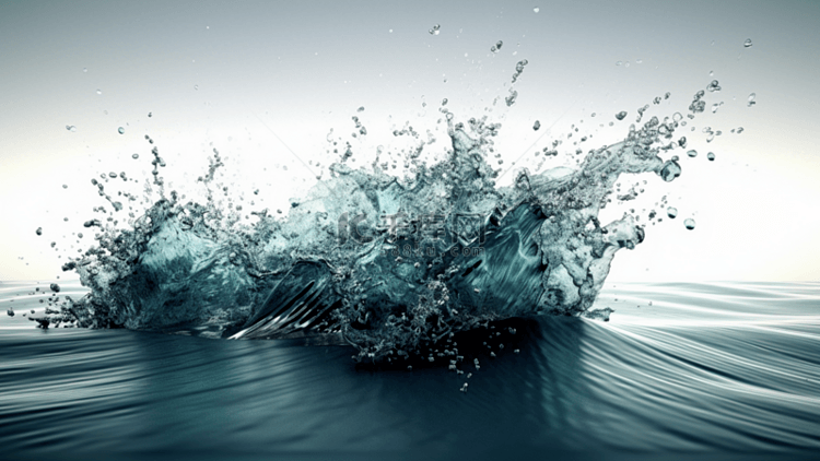 水喷溅水珠真实背景图片免费下载_海报banner/高清大图_千库网(图片编号6651967)