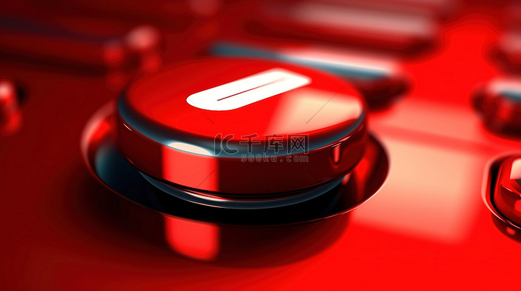 带有手形光标的红色 e 目录按钮的 3d 插图背景图片免费下载_海报banner/高清大图_千库网(图片编号6918516)