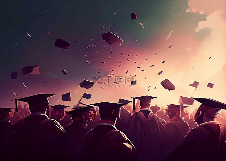 毕业学生最美背景图片免费下载_海报banner/高清大图_千库网(图片编号6632279)