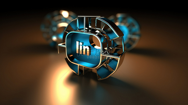3D linkedin 模板的插图背景图片免费下载_海报banner/高清大图_千库网(图片编号6952331)
