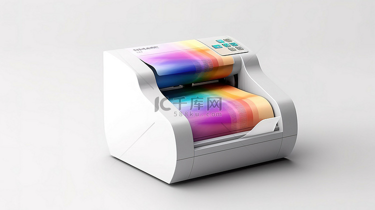 空白购物纸账单收据 atm 模型在空白白色背景上的 3d 渲染背景图片免费下载_海报banner/高清大图_千库网(图片编号6908263)