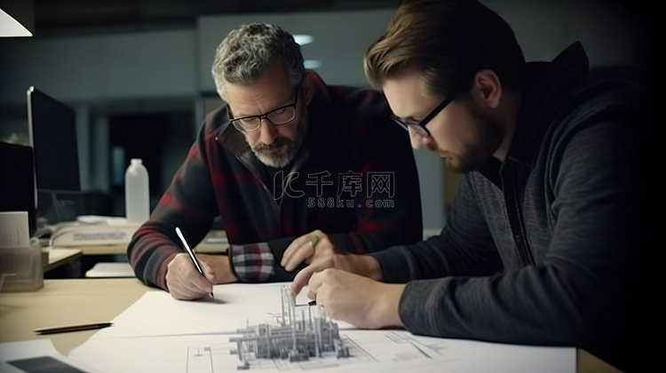 工业设计师制作 3D 模型背景图片免费下载_海报banner/高清大图_千库网(图片编号6862947)