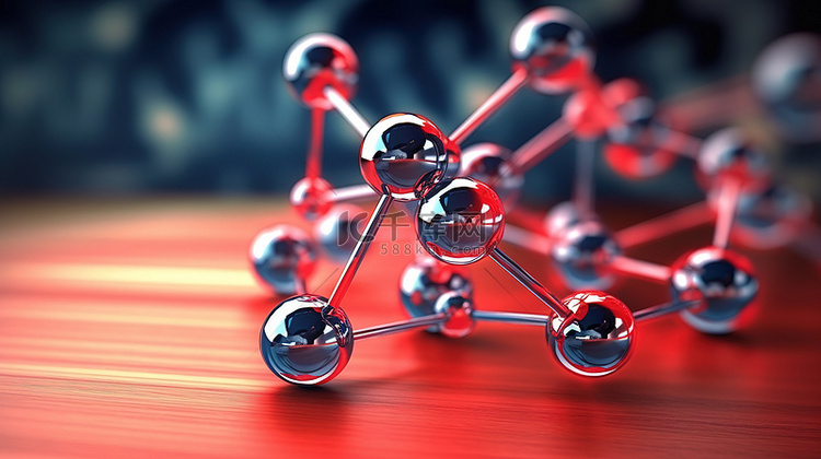 分子结构的三维可视化背景图片免费下载_海报banner/高清大图_千库网(图片编号6803441)