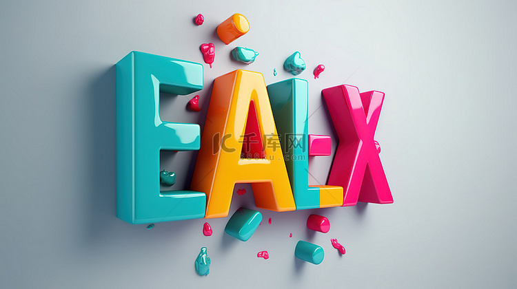 带有感叹号的 3D 渲染横幅设计背景图片免费下载_海报banner/高清大图_千库网(图片编号6763859)