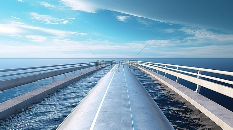 以 3D 呈现的近在咫尺的当代高架海上公路背景图片免费下载_海报banner/高清大图_千库网(图片编号6930883)