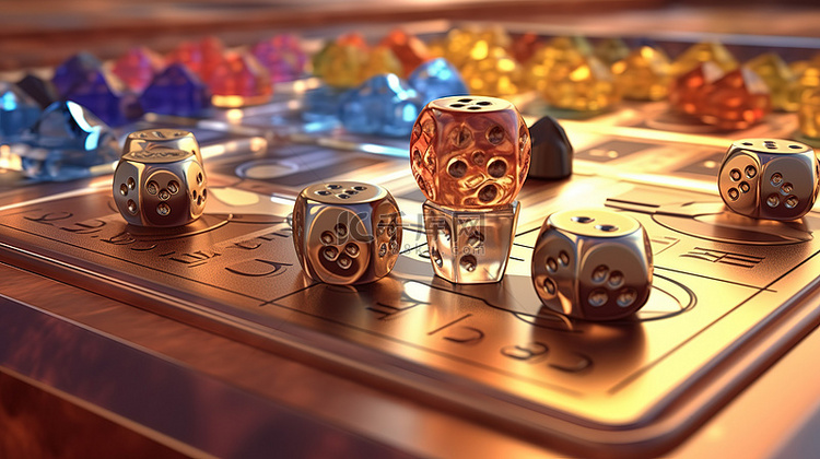 近距离查看棋盘游戏的详细 3D 渲染背景图片免费下载_海报banner/高清大图_千库网(图片编号6853792)