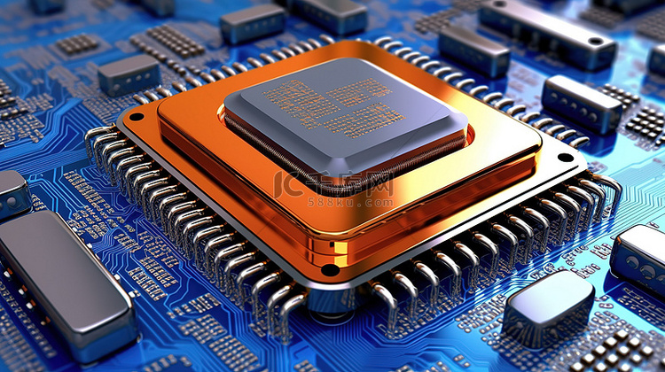 计算机系统中央处理单元 cpu 的概念 3d 渲染图像背景图片免费下载_海报banner/高清大图_千库网(图片编号6953756)