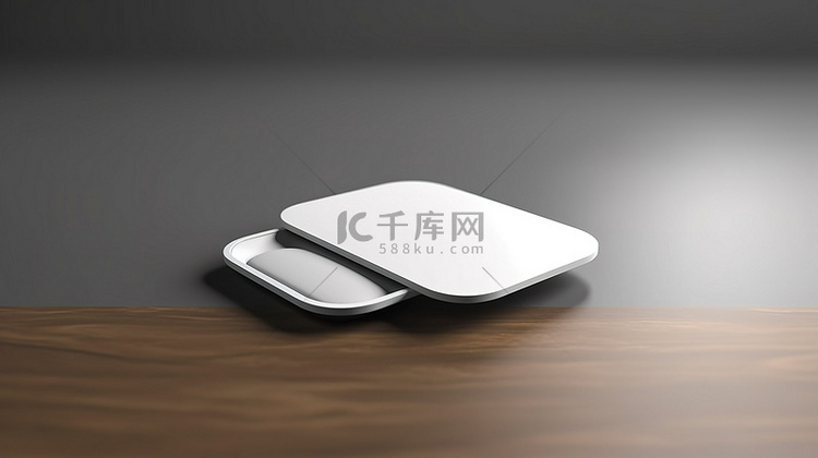 圆边卡设计模型的 3D 渲染背景图片免费下载_海报banner/高清大图_千库网(图片编号6899957)