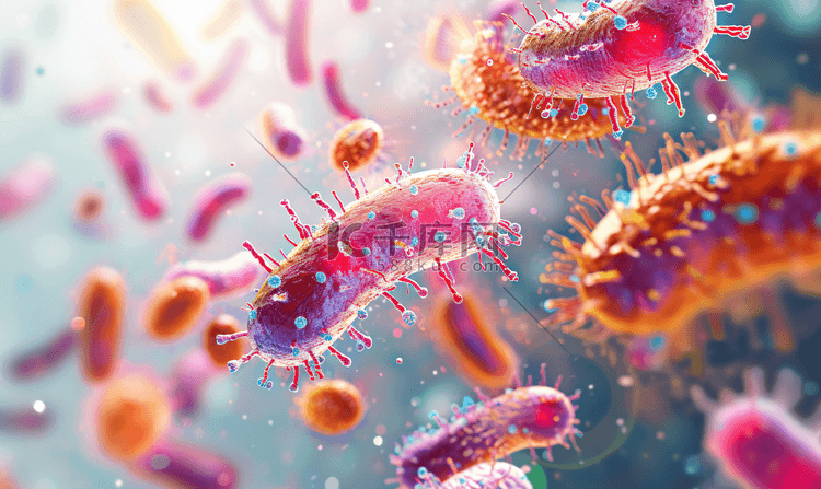 显微镜细菌医疗高清摄影大图-千库网