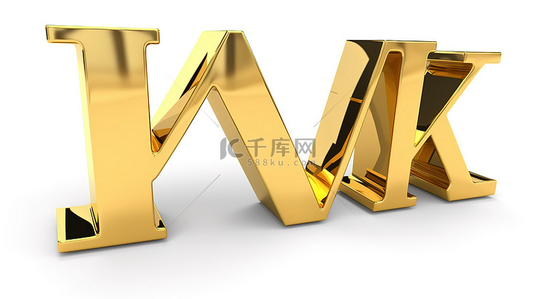 3D 渲染中的金色 jkl 字母象征着教育并在白色背景上以 m no o 为特色背景图片免费下载_海报banner/高清大图_千库网(图片编号 ...