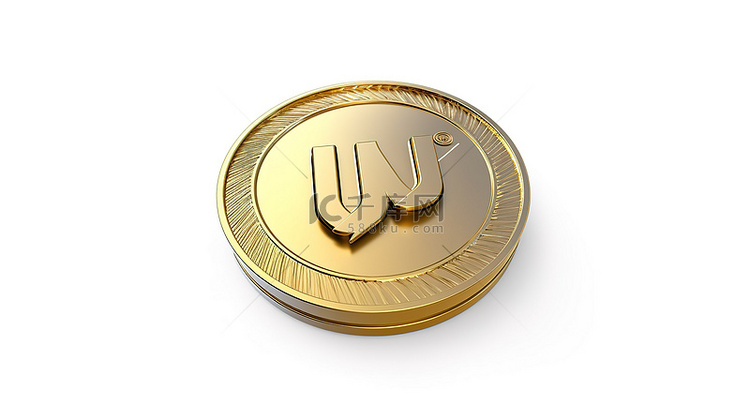 白色背景上的独立 uniswap 符号 3d 渲染金币与加密货币设计背景图片免费下载_海报banner/高清大图_千库网(图片编号6771198)