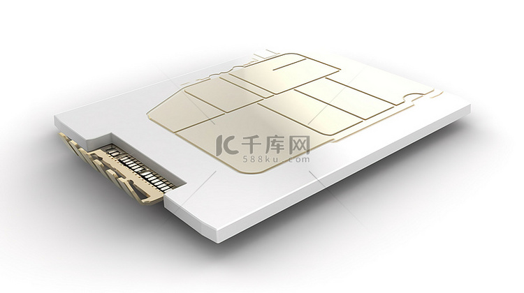 1 独立白色 3d 渲染中的 simcard 保护概念背景图片免费下载_海报banner/高清大图_千库网(图片编号6672220)