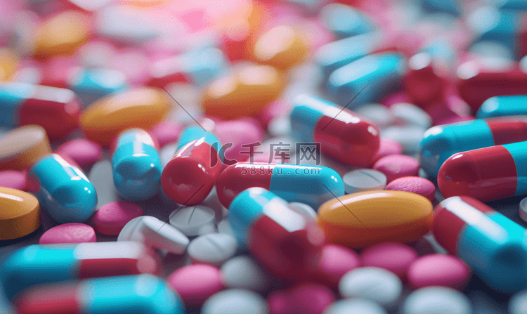 护理健康的药丸高清摄影大图-千库网