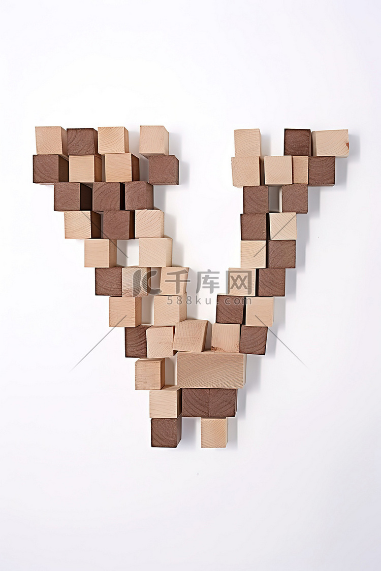 木块被切割成字母 w背景图片免费下载_海报banner/高清大图_千库网(图片编号7018314)