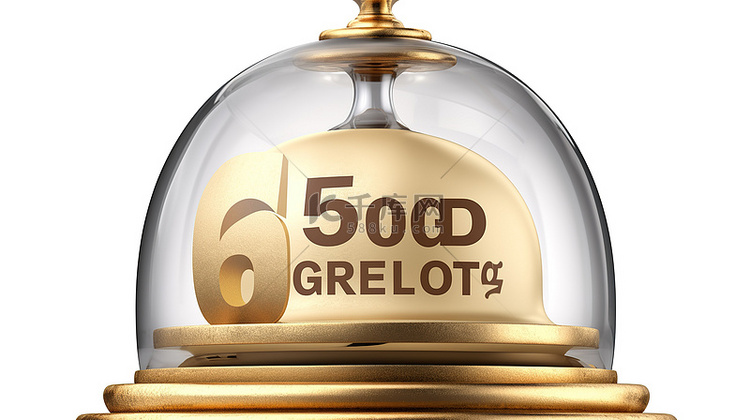 镀金的 6% off 标志位于餐厅 cloche 3d 渲染的顶部背景图片免费下载_海报banner/高清大图_千库网(图片编号6684323)