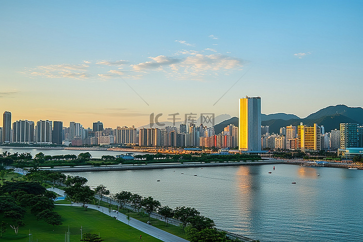 有 jnao 河的城市背景图片免费下载_海报banner/高清大图_千库网(图片编号7001127)