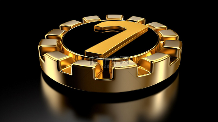 优雅的 3D 金色刻字 71背景图片免费下载_海报banner/高清大图_千库网(图片编号6777970)