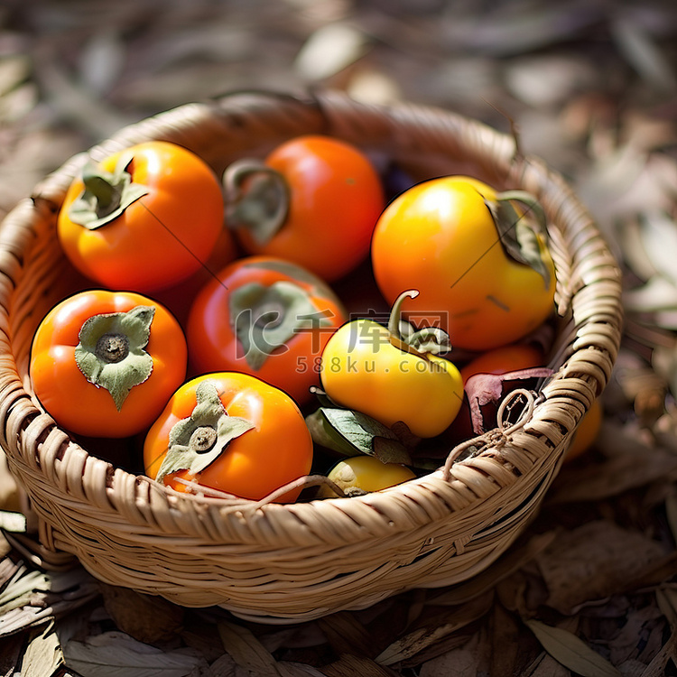 篮子里的红柿子背景图片免费下载_海报banner/高清大图_千库网(图片编号7029558)