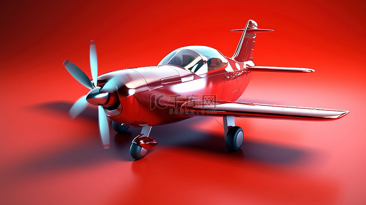 3d 红色飞机令人难以置信的杰作背景图片免费下载_海报banner/高清大图_千库网(图片编号6873581)