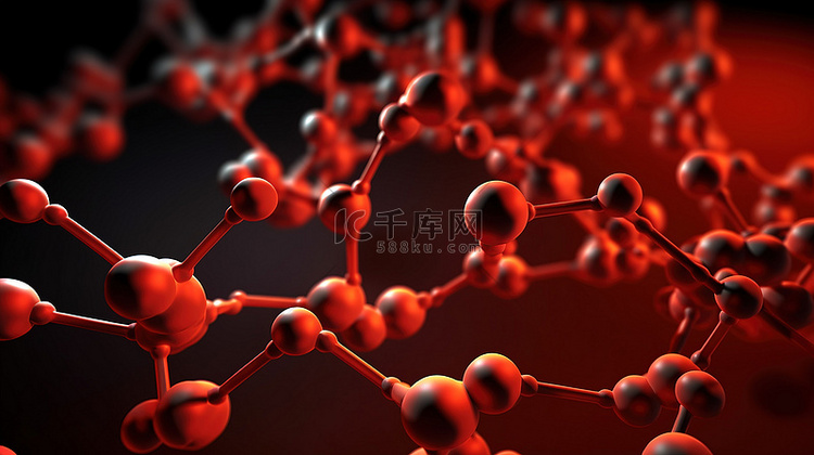 3d 分子结构图解背景图片免费下载_海报banner/高清大图_千库网(图片编号6718101)