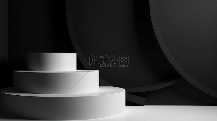 具有 3d 模型背景的产品展示背景图片免费下载_海报banner/高清大图_千库网(图片编号6706815)