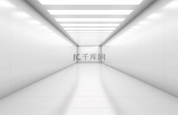 一条白色的走廊通向明亮的走廊背景图片免费下载_海报banner/高清大图_千库网(图片编号6985567)