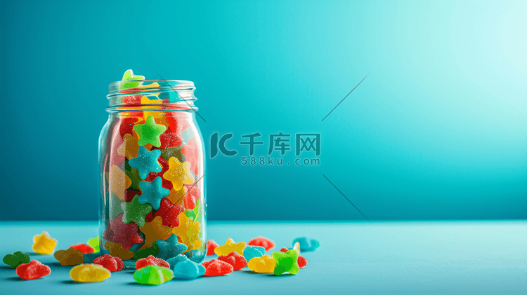 美味的星星糖果摄影17高清摄影大图-千库网