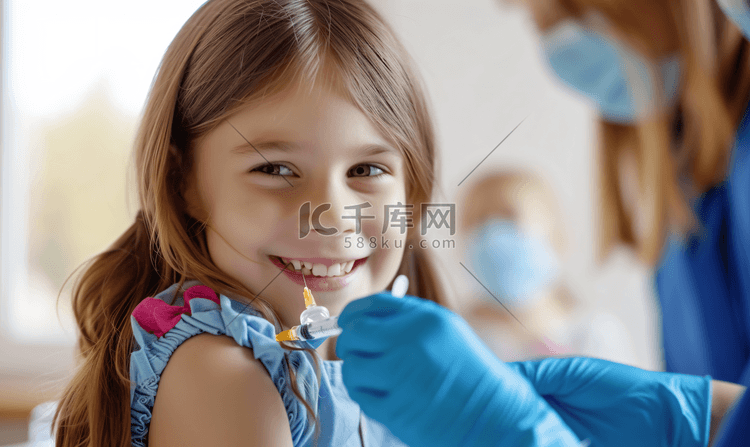 小朋友生病打针高清摄影大图-千库网