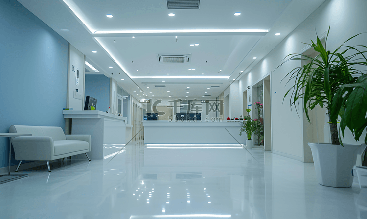 医院前台咨询体检高清摄影大图-千库网