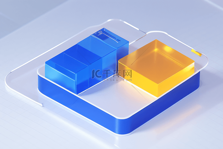 立体金融商务办公3DICON图标背景5背景图片免费下载_海报banner/高清大图_千库网(图片编号7168524)