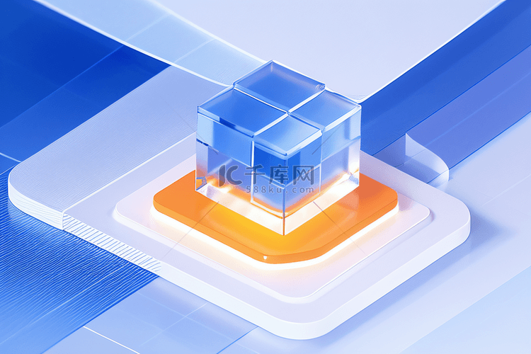 立体金融商务办公3DICON图标背景3背景图片免费下载_海报banner/高清大图_千库网(图片编号7168522)