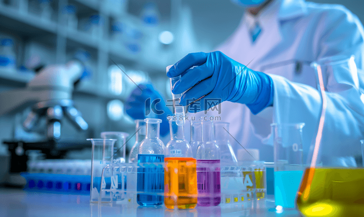 医疗实验研究高清摄影大图-千库网