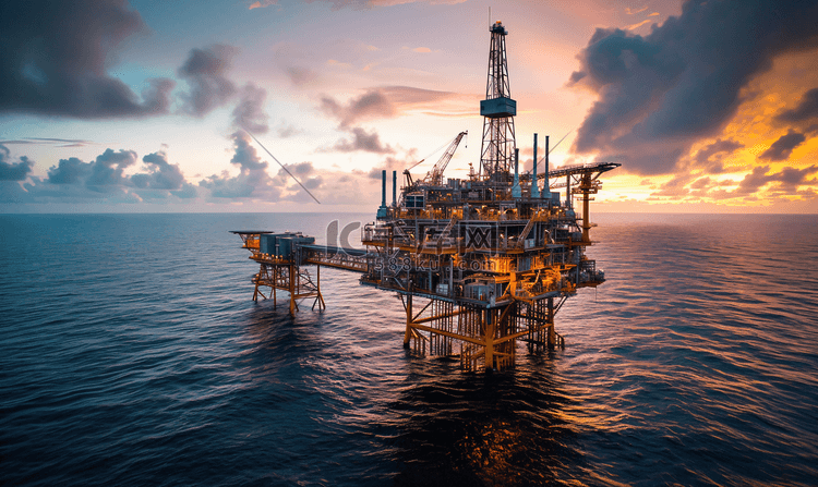 海上新能源发电高清摄影大图-千库网