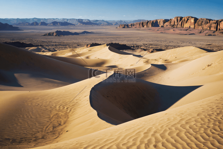 沙漠旅游航拍摄影图6高清摄影大图-千库网